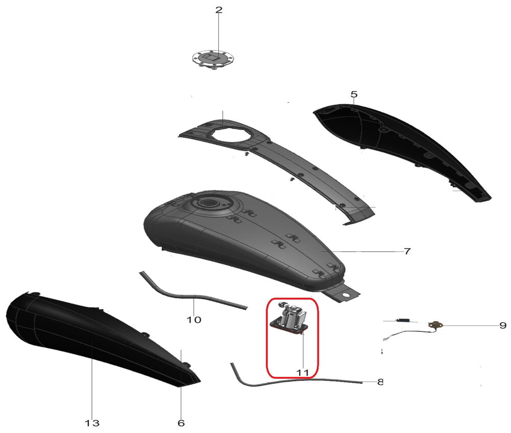 REGAL RAPTOR PİLDER 250 BENZİN POMPASI KOMPLE - MOTOSOV